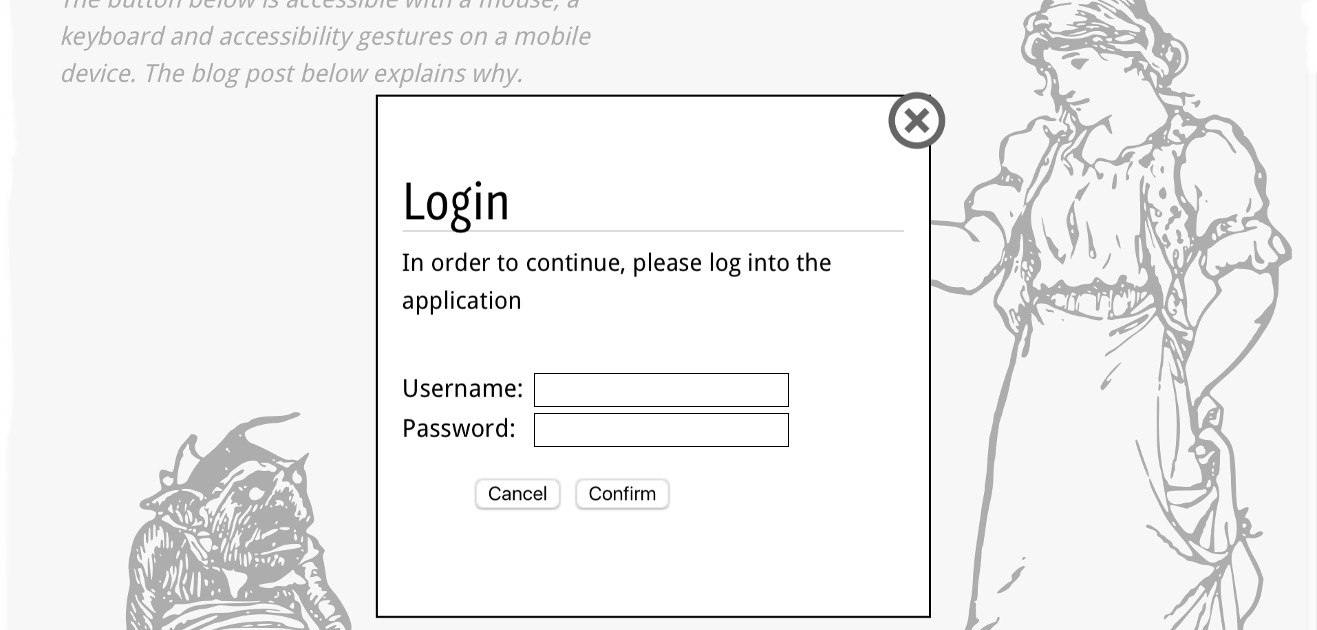 Modal Dialog - The Enable Project